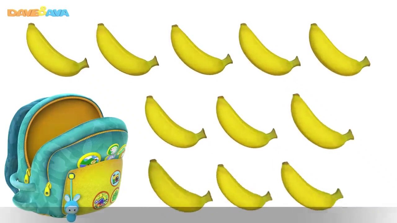 One banana, Two Bananas | Learn Numbers and Counting with Dave and Ava ...