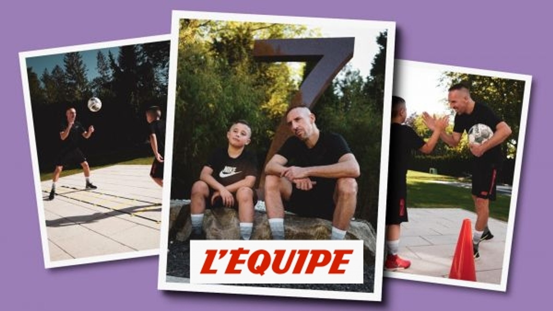 Avant la reprise, Franck Ribéry a joué les entraîneurs paternalistes ...