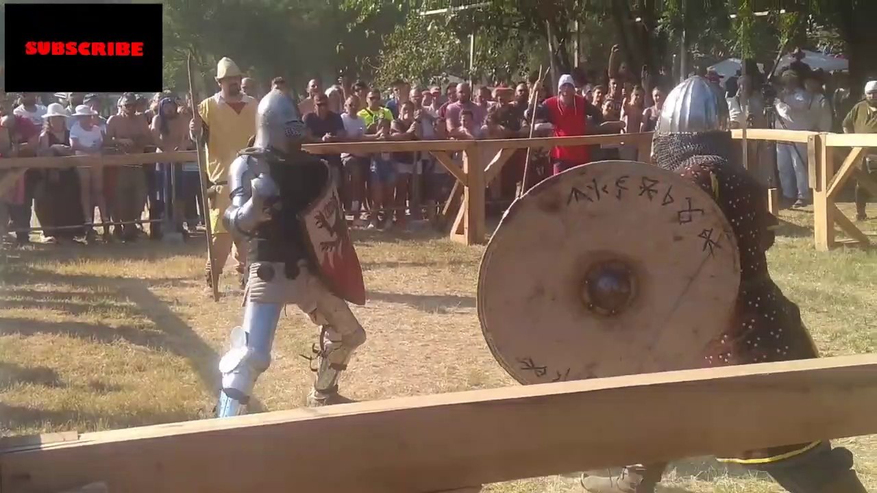 Bulgarian vs Romanian fighter-fight knights -m1 fighting medieval ...