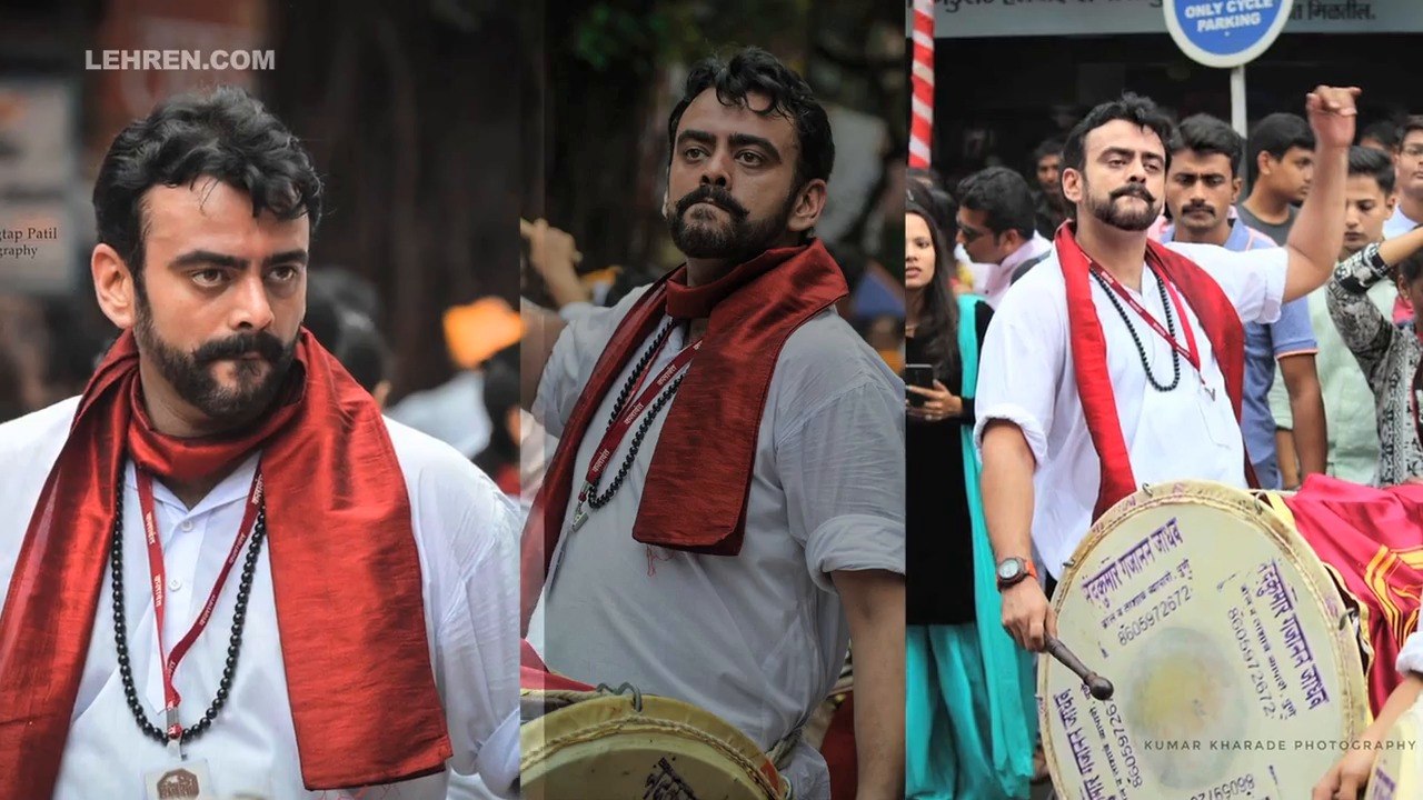 Marathi Celebs Participate In The Dhol Tasha Rally With Kalavant Dhol ...
