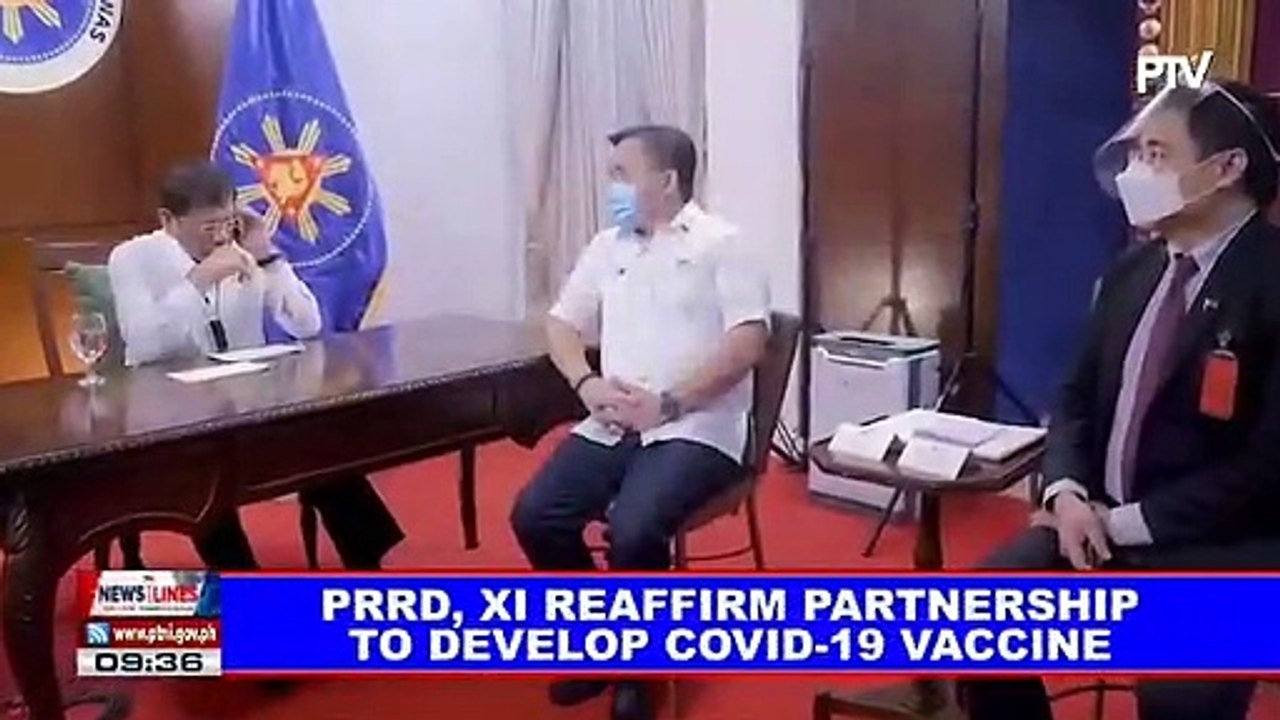 PRRD, Xi reaffirm partnership to develop CoVID-19 vaccine - video ...
