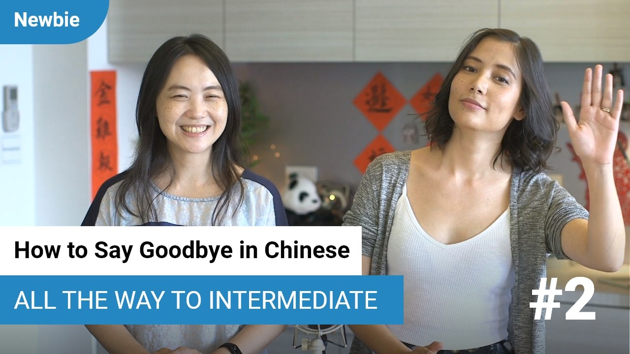 How to say GOODBYE in Mandarin Chinese (Back-to-Basics) | All The Way ...