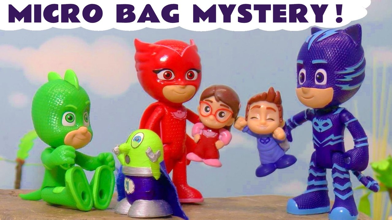 PJ Masks Blind Bags Opening with Thomas and Friends and the Funny ...