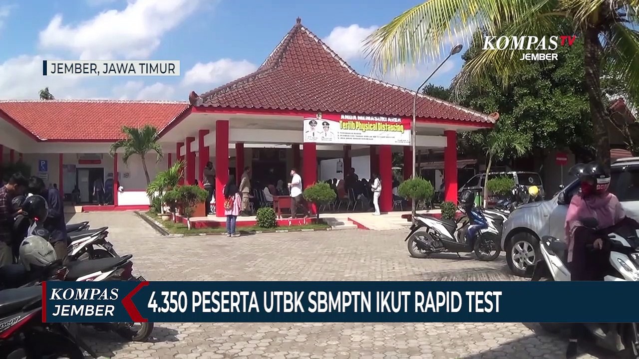 4.350 Peserta UTBK SBMPTN Ikut Rapid Test - Video Dailymotion