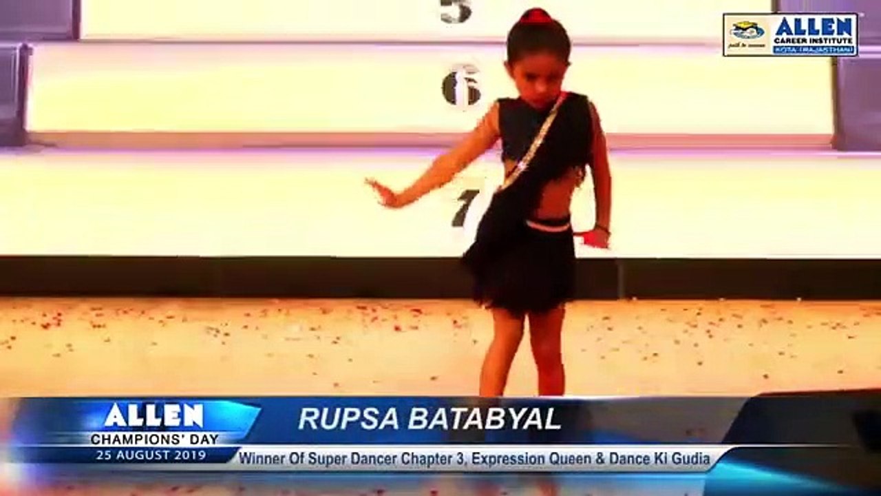 Super Dancer Chapter 3 Winner - RUPSA Batabyal' - video Dailymotion