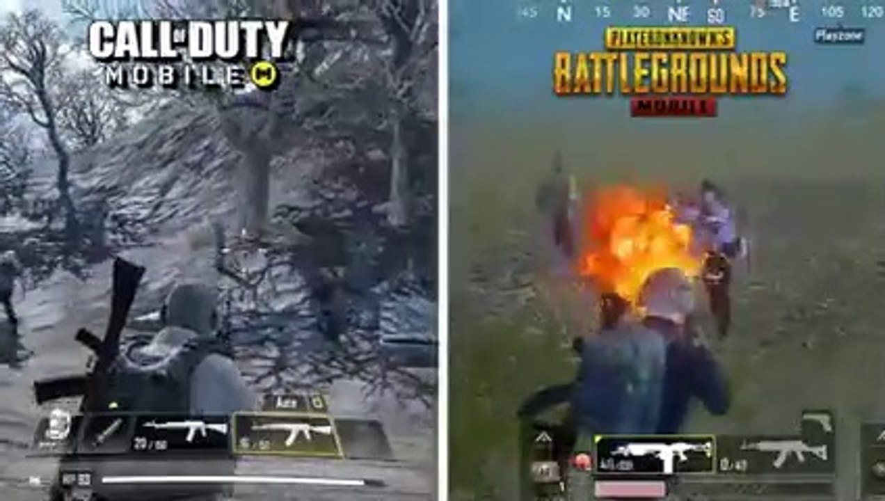 Pubg Mobile VS Call of Duty Mobile Comparison. Which one is best- - video Dailymotion