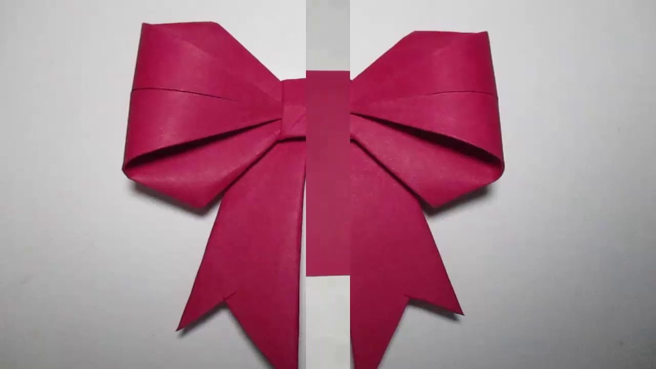 How To Make Paper Bow | Easy Paper Bow Step by Step Tutorial | Paper ...
