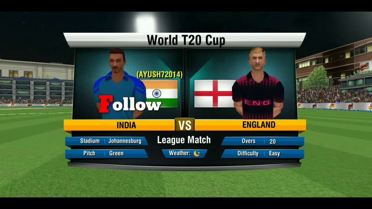 World Cricket Championship 2(WCC2) India Vs England T20 World Cup ...
