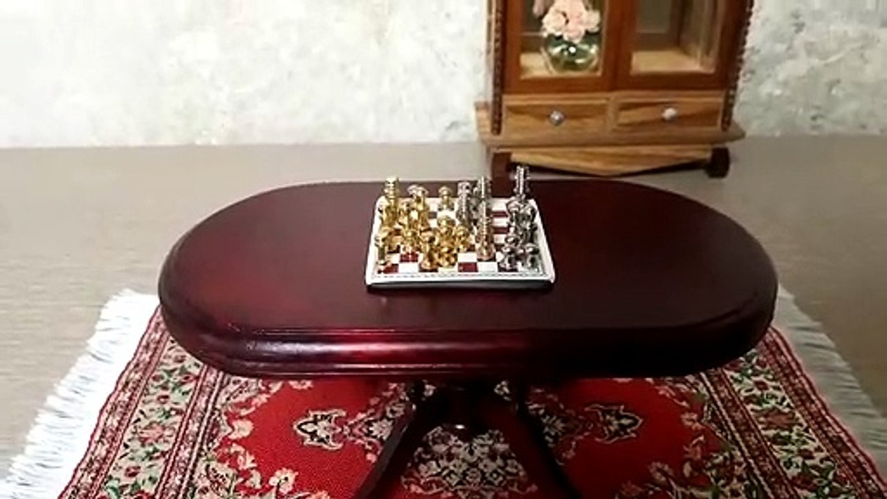 BARBIE DOLL - Dressed Barbies are Playing Miniature chess with ...