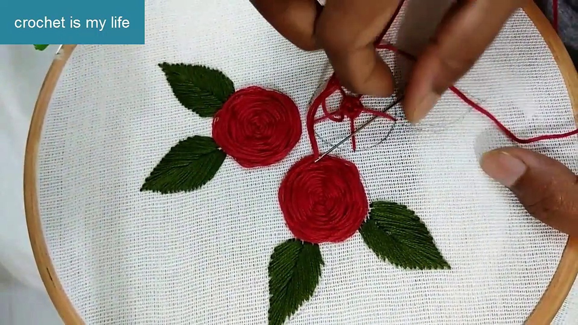 Rose Flower Hand Embroidery Designs