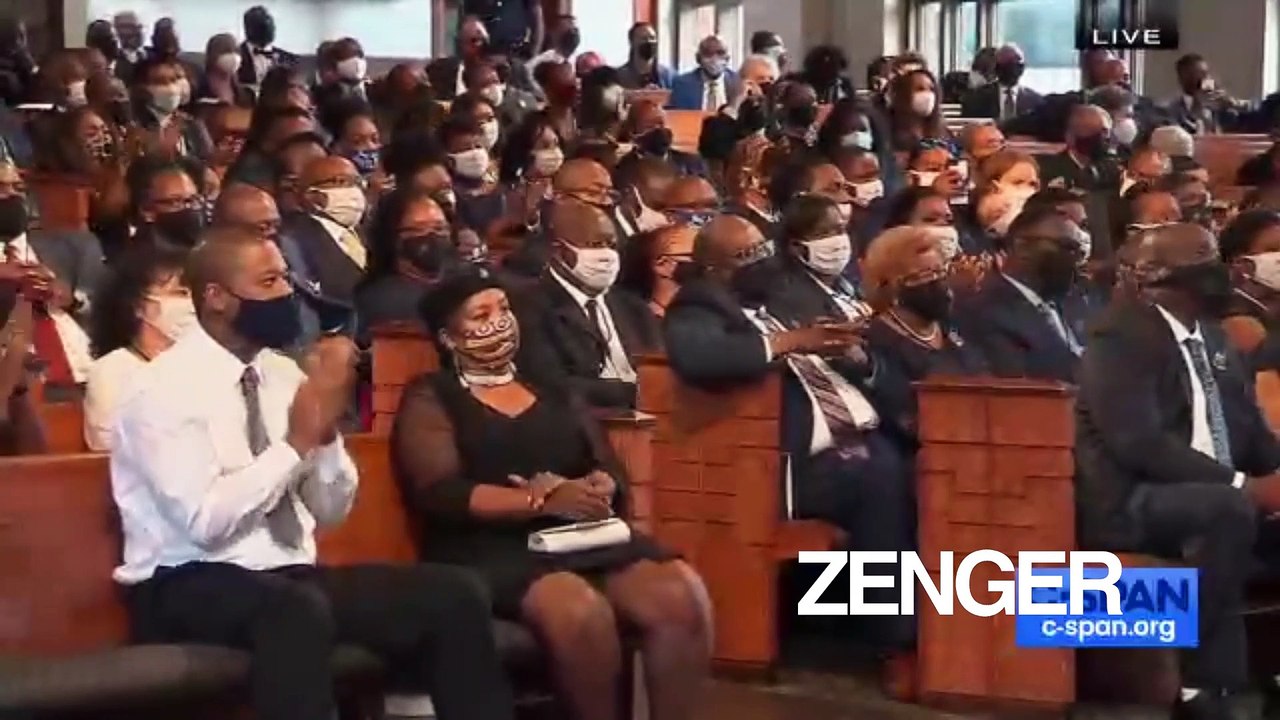 President Obama delivers fiery eulogy for Rep. John Lewis - video ...