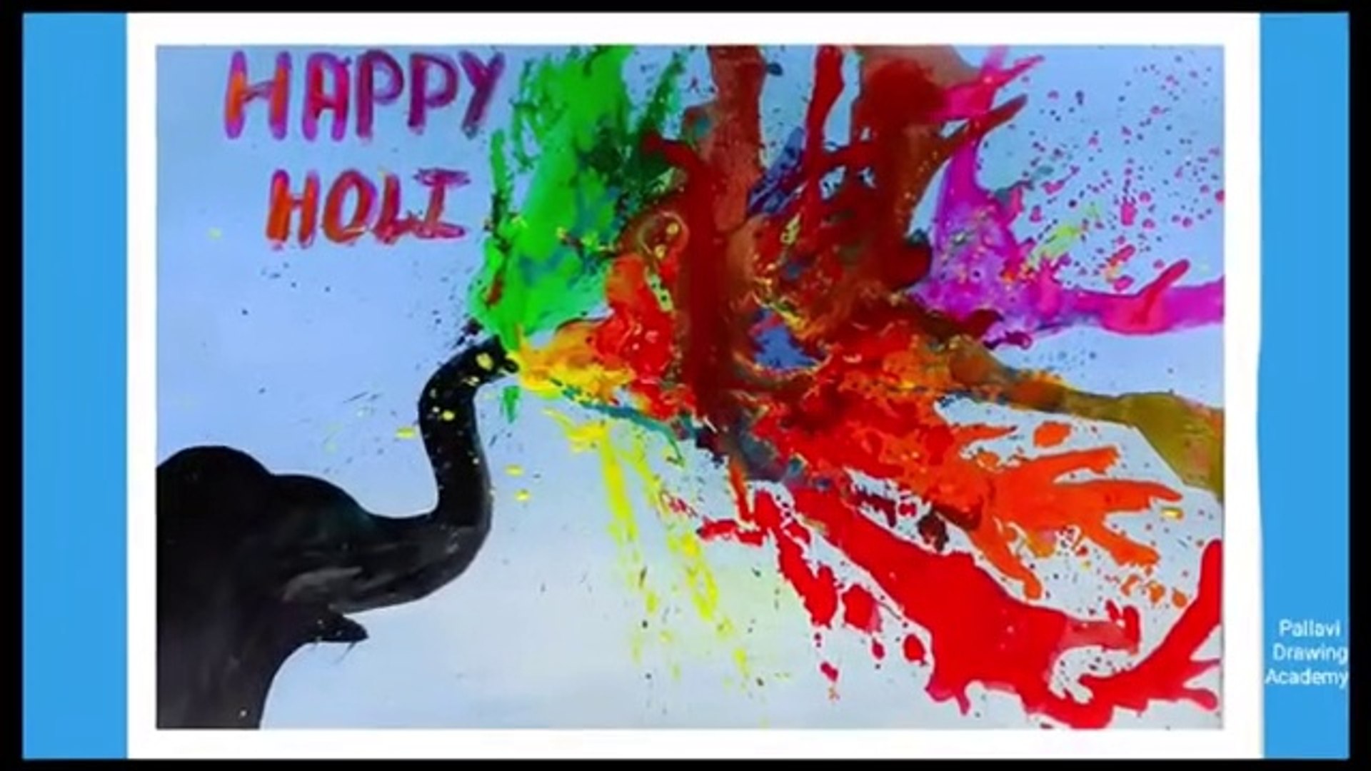 Holi Drawings For A Competition