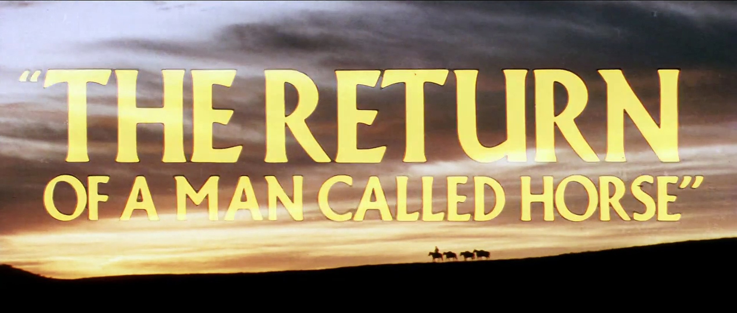A Man Called Horse Poster
