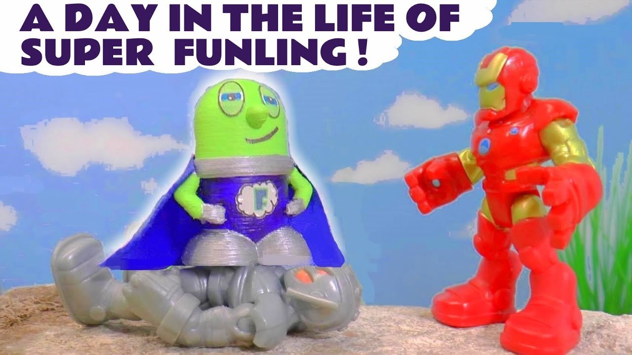 Funny Funlings Super Funling Day with Marvel Avengers Ultron and ...