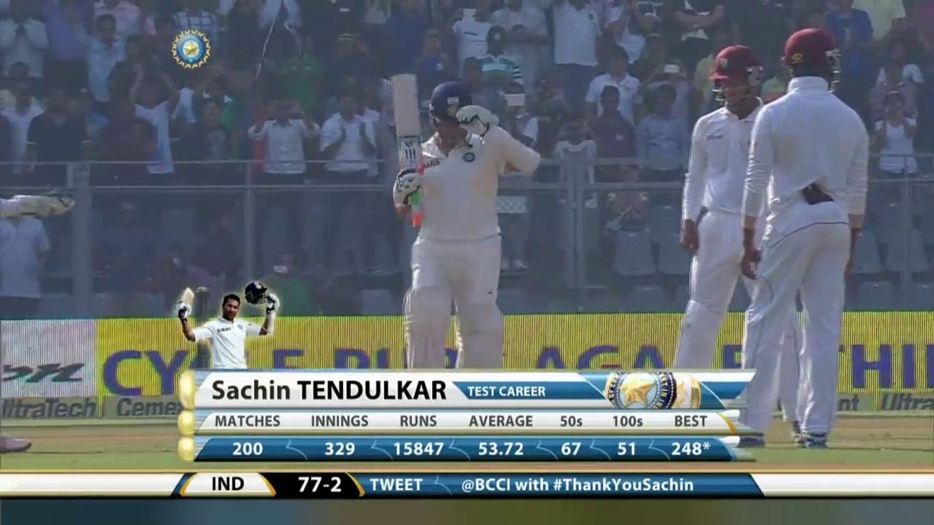 Sachin Tendulkar 200 Test Wallpaper