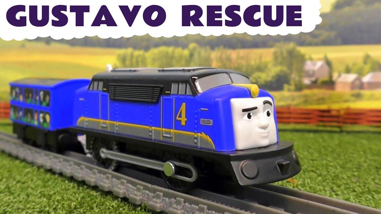 Thomas and Friends Gustavo Rescue with Marvel Avengers Thor and Age of ...