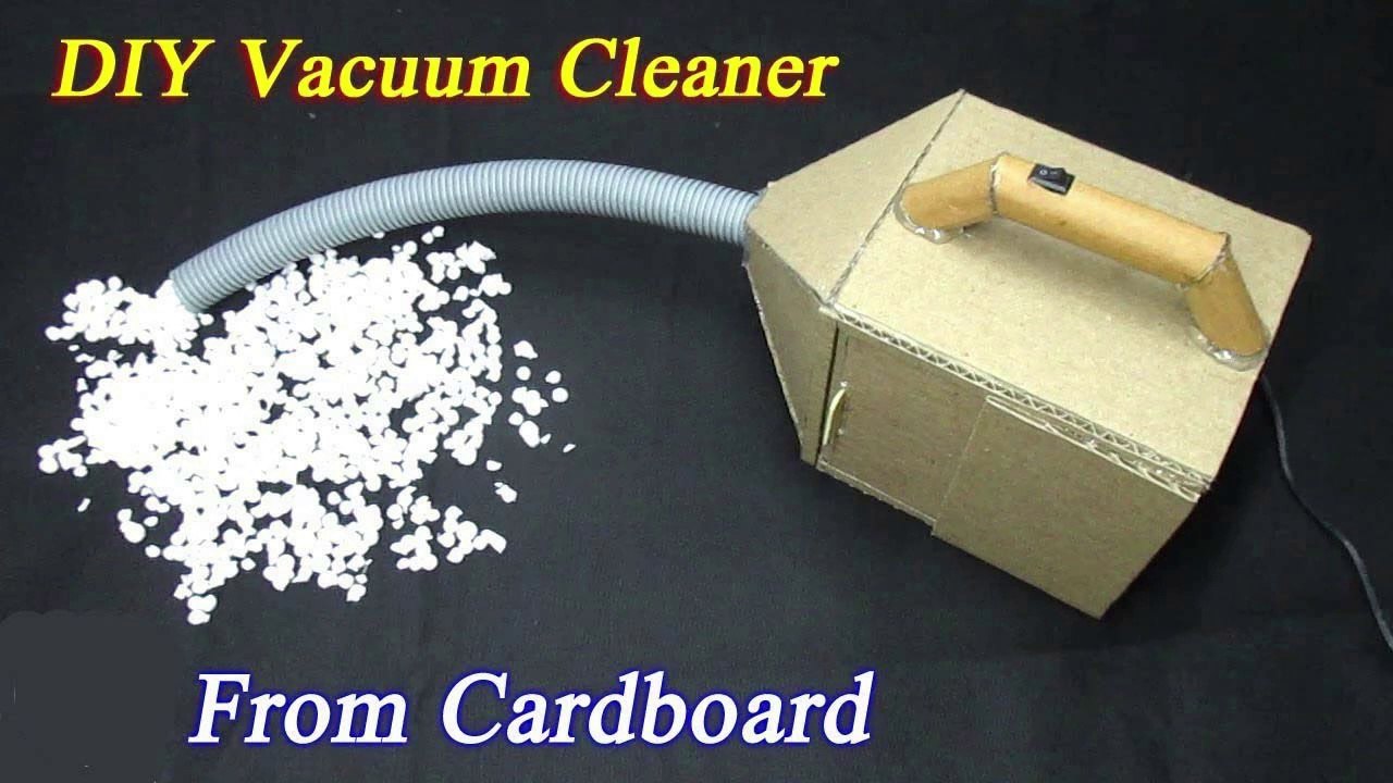 Mini Vacuum Cleaner DIY | Homemade Vacuum Cleaner | How to Make Vacuum ...