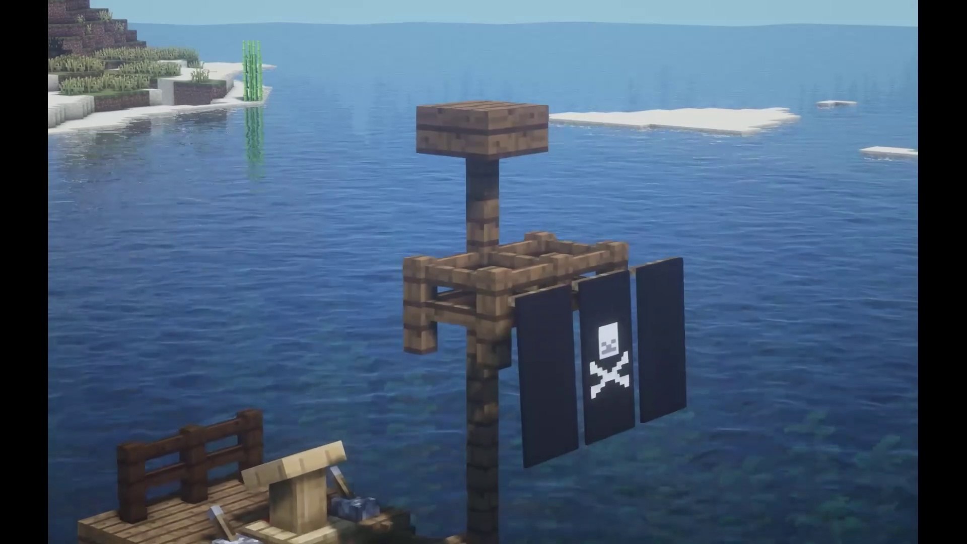 Minecraft How To Build A Pirate Ship