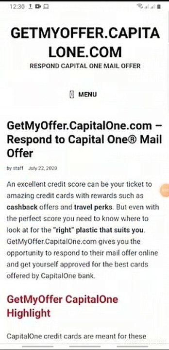 How to Apply Capital one Card - video Dailymotion