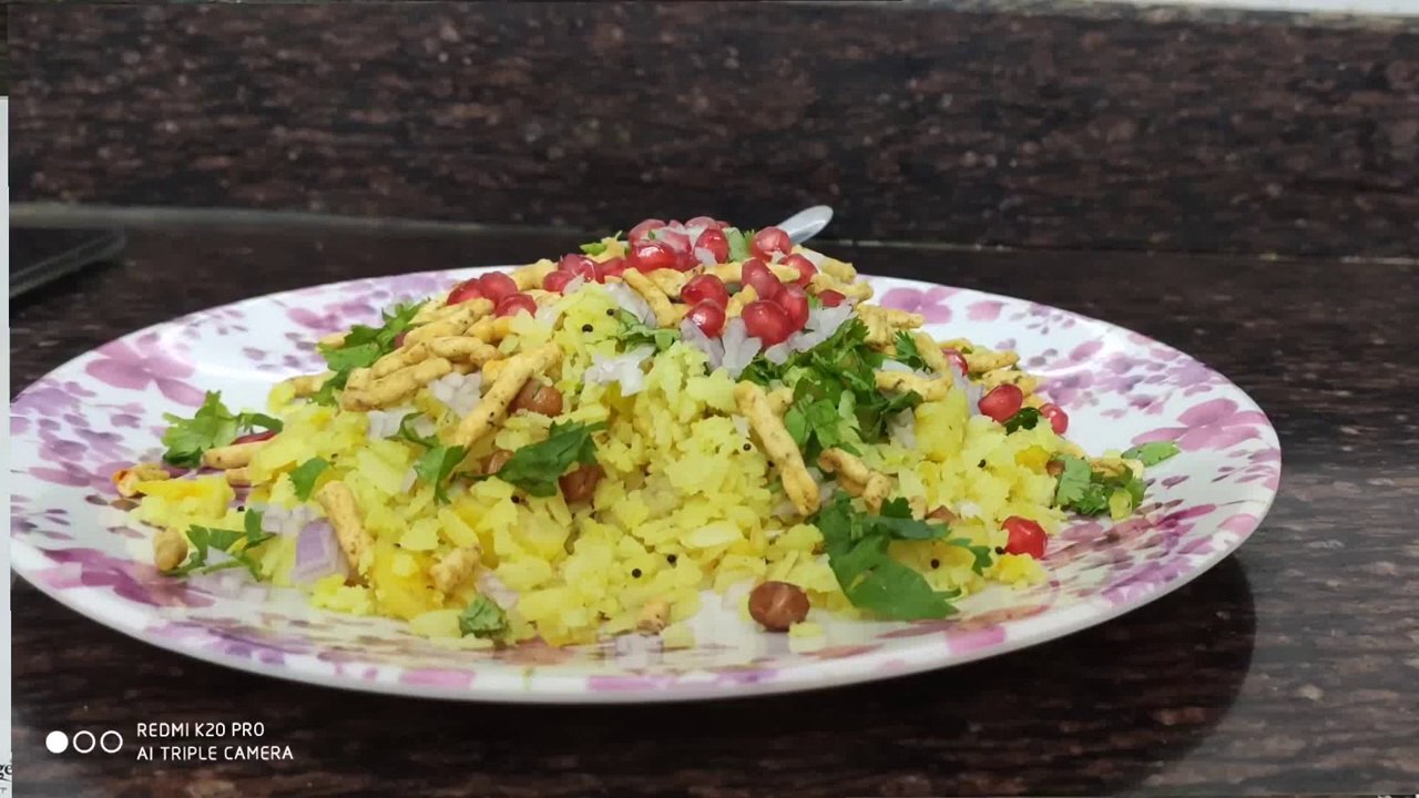 Poha Recipe - Poha with Ratlami Sev - Rajwansh kitchen - video Dailymotion