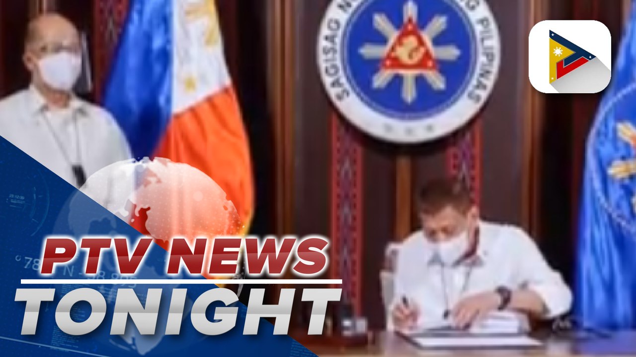 PRRD signs Bayanihan 2 into law - video Dailymotion