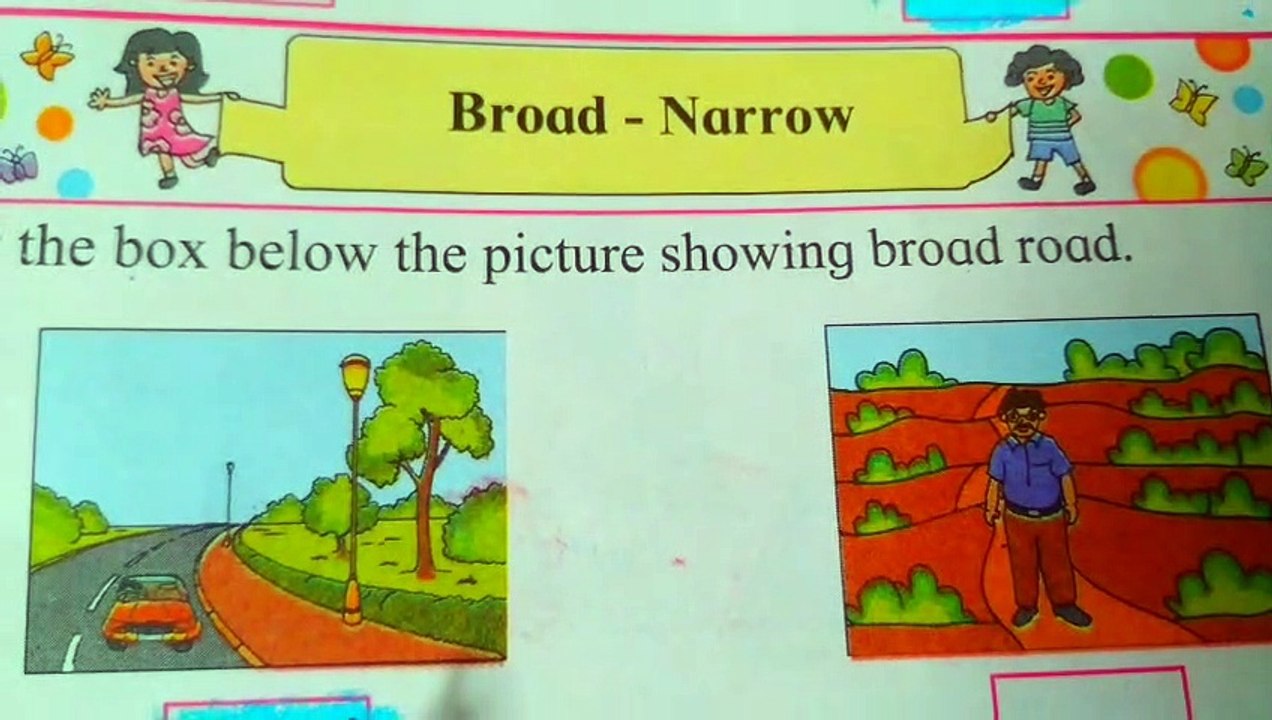Broad - Narrow | Concept of Maths | Class 1 - video Dailymotion