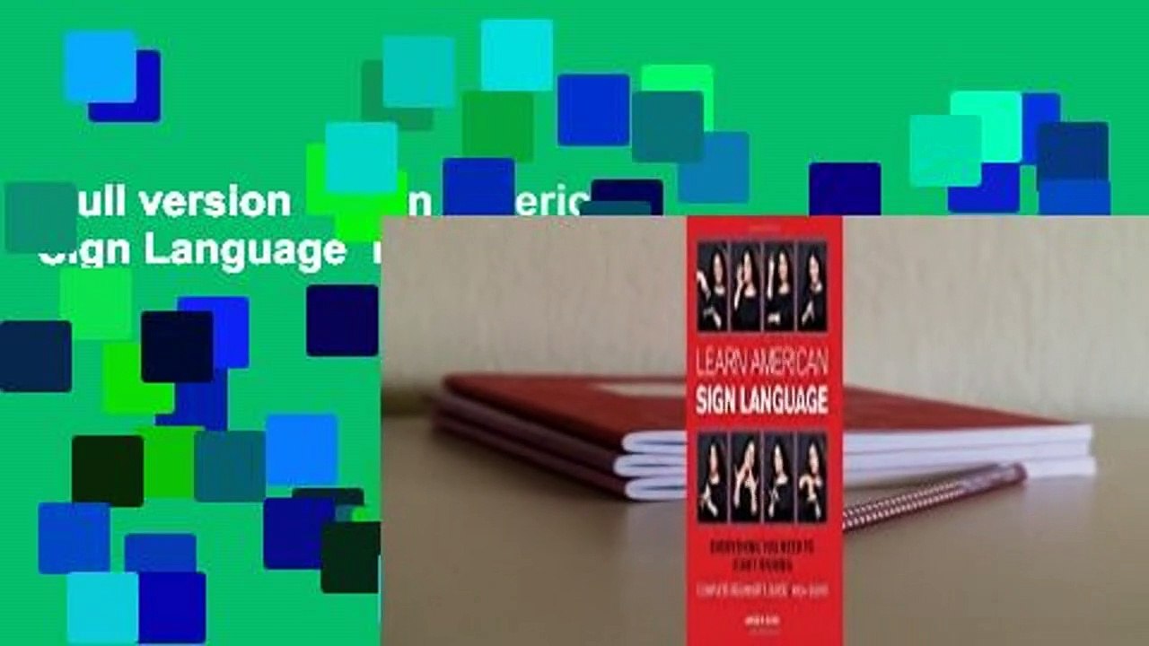 Full version Learn American Sign Language Review - video Dailymotion