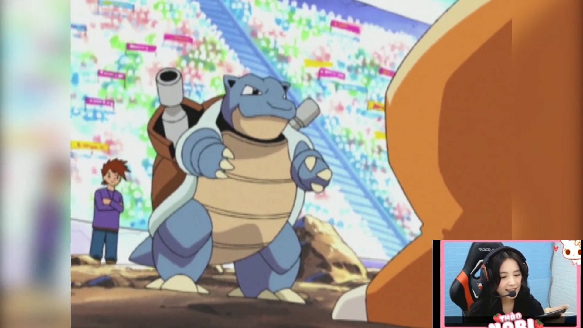 Charizard Vs. Blastoise Hintergrund Pokémon Animation Pack