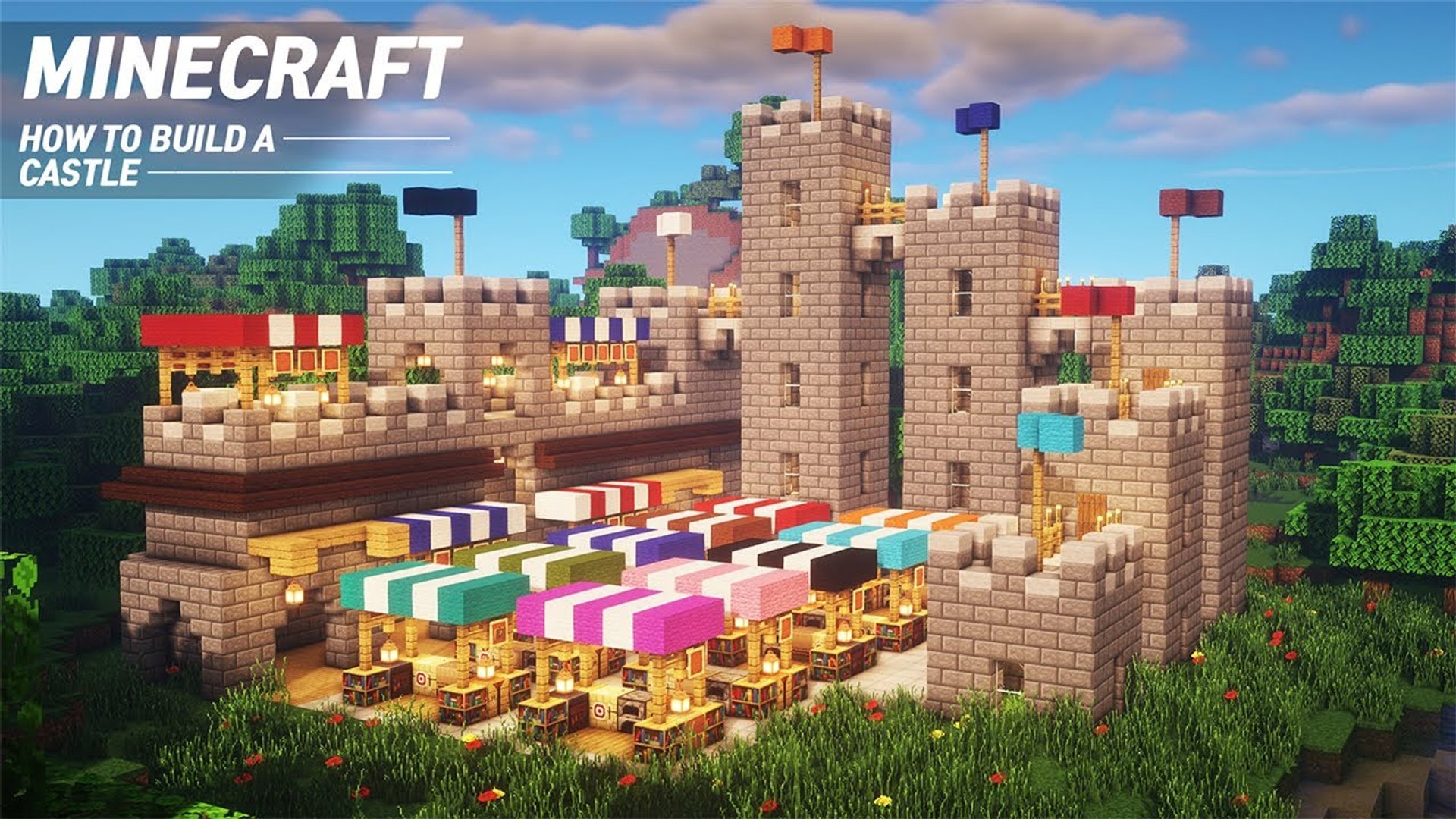 Minecraft Terraced Castle By Marc Watson @marc Irl.bsky.social