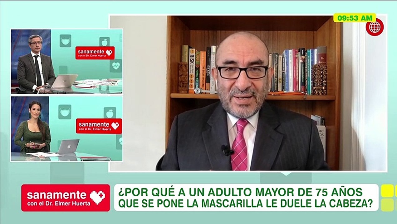 ¿Dolor de cabeza por usar mascarilla? | Sanamente con el Doctor Elmer ...