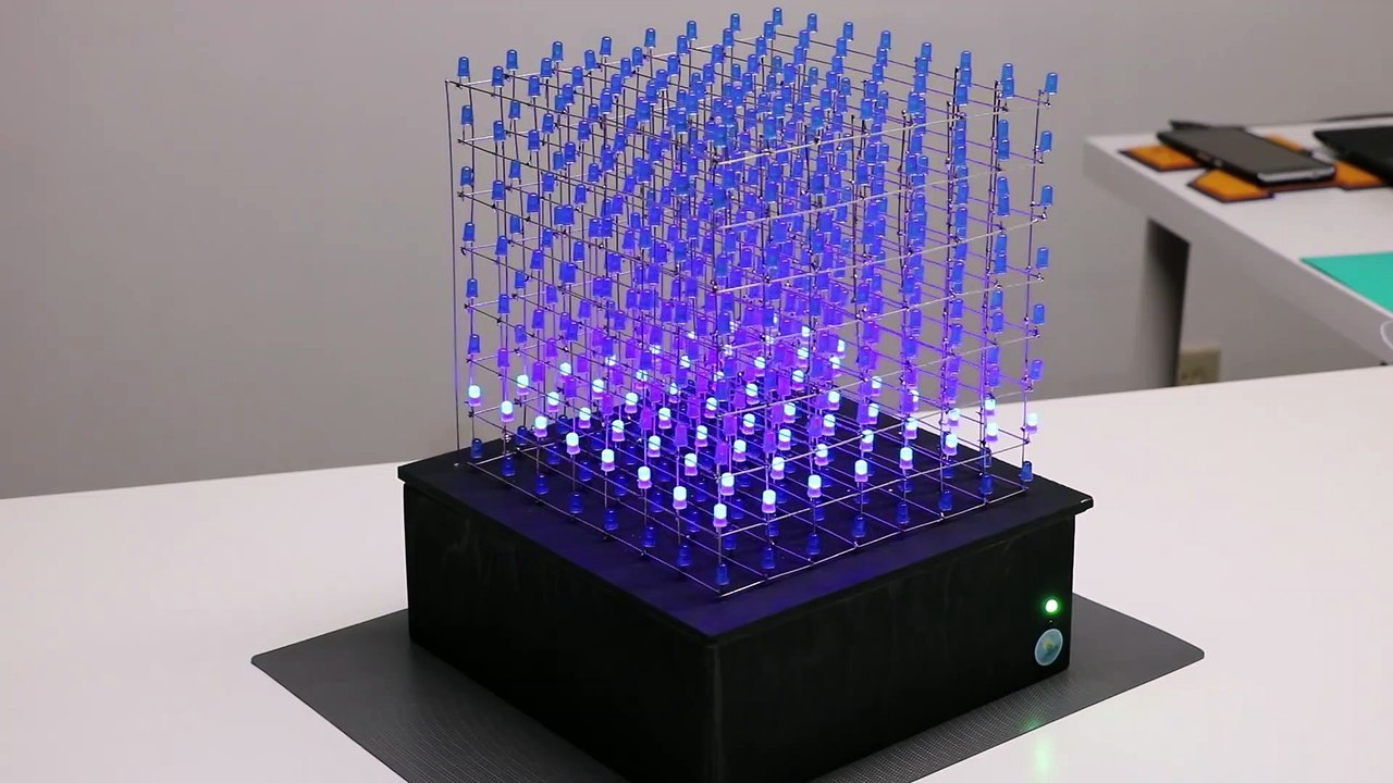 8x8x8 LED CUBE WITH ARDUINO UNO_ - video Dailymotion