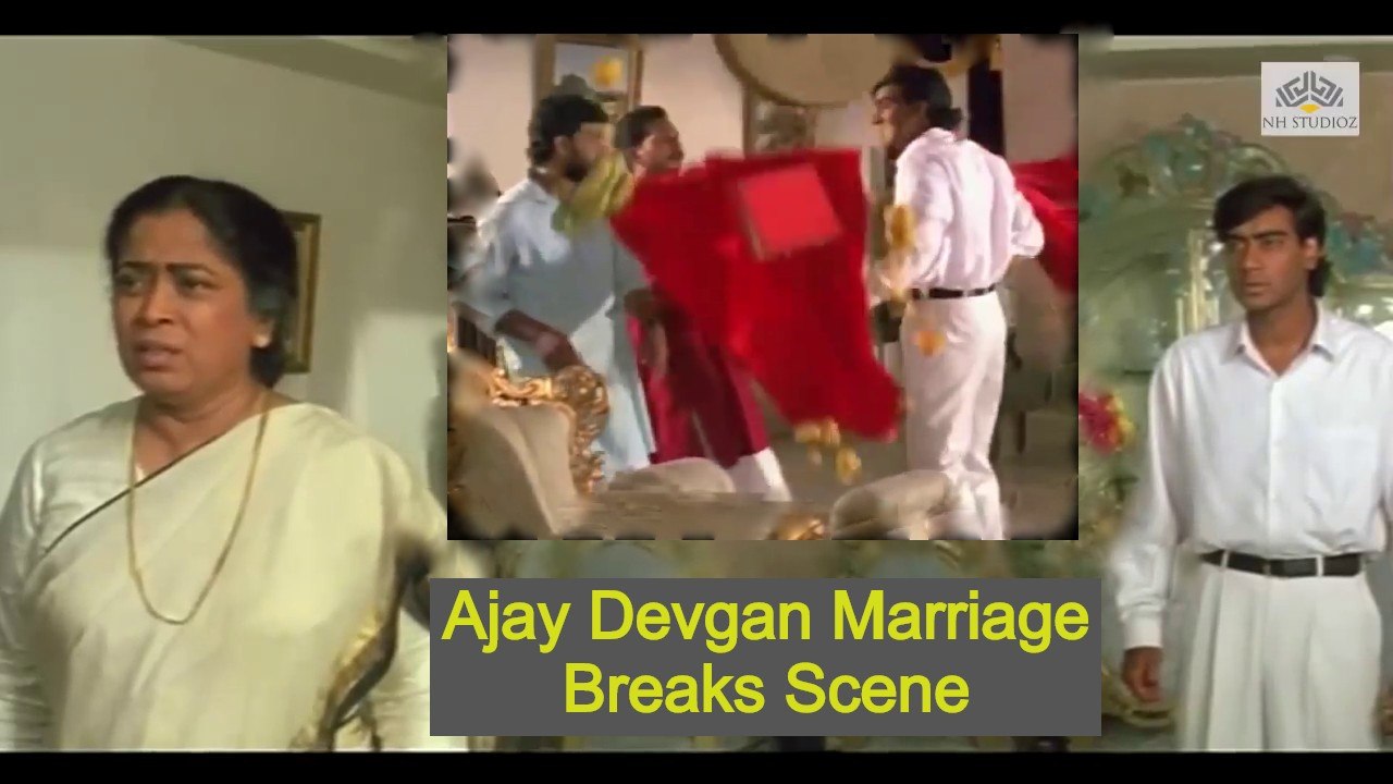 Gair Movie Marriage Breaks Scene | Gair (1999) | Ajay Devgan | Achyut ...
