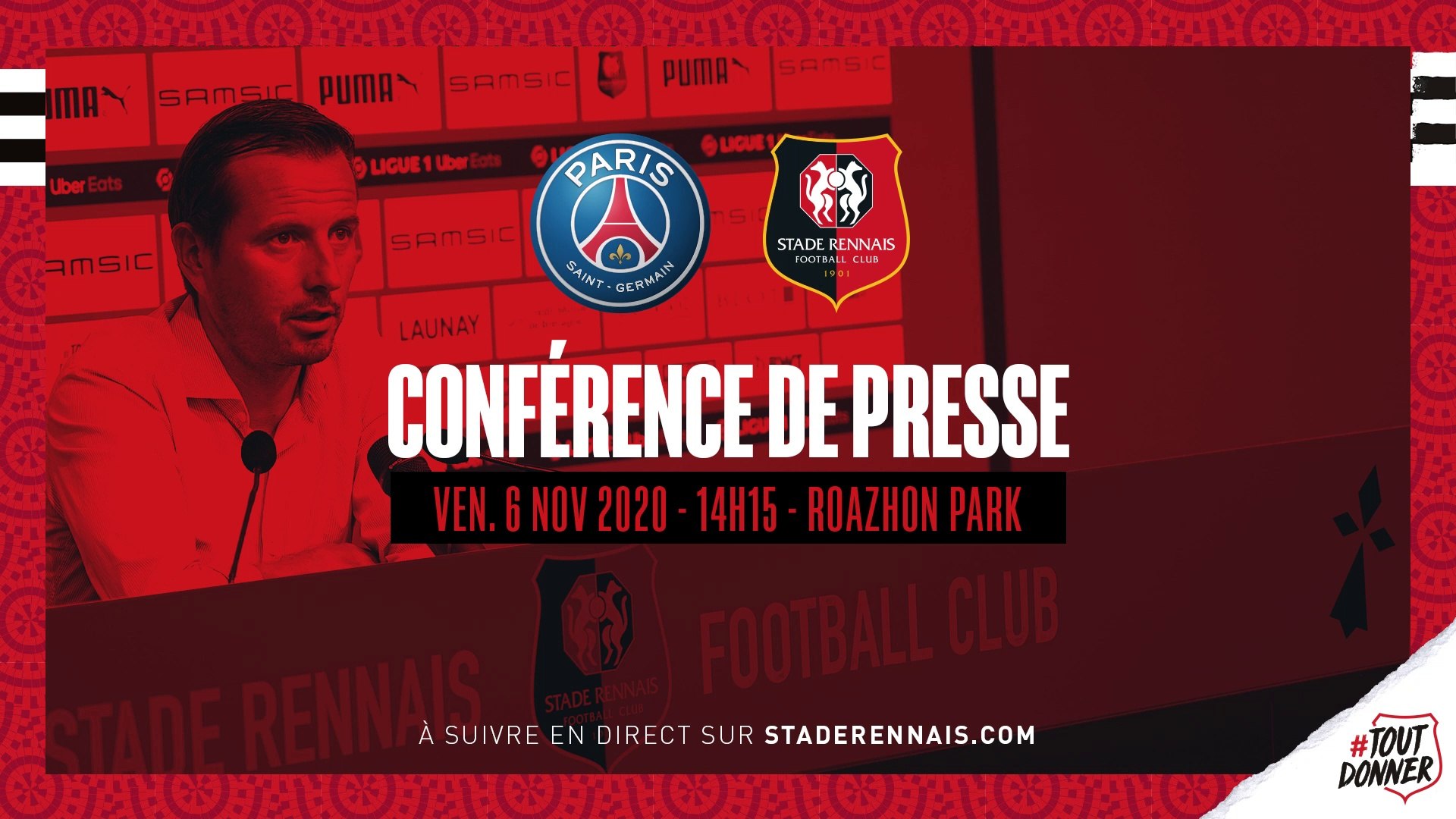 J10. #PSGSRFC - Replay de la conférence de presse d'avant-match
