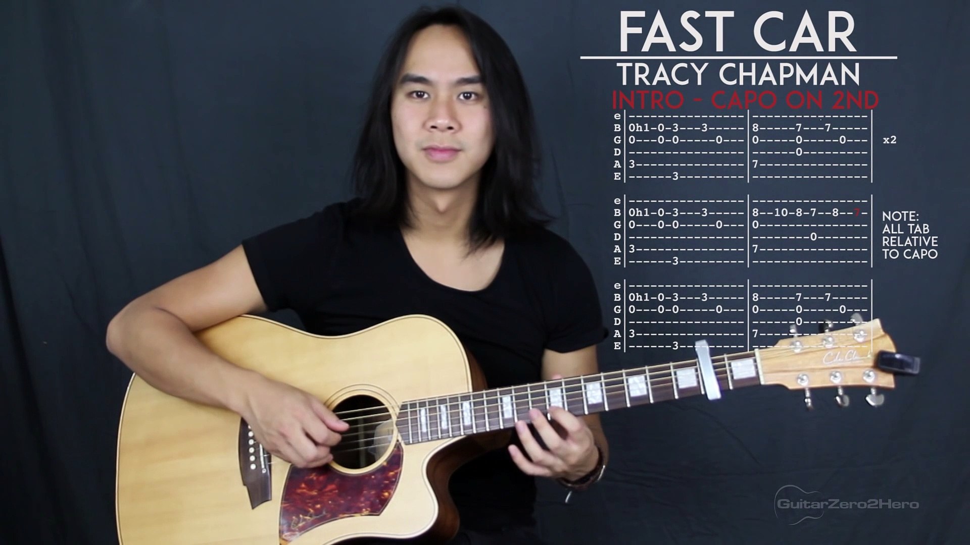 Fast Car Tracy Chapman Guitar Chords