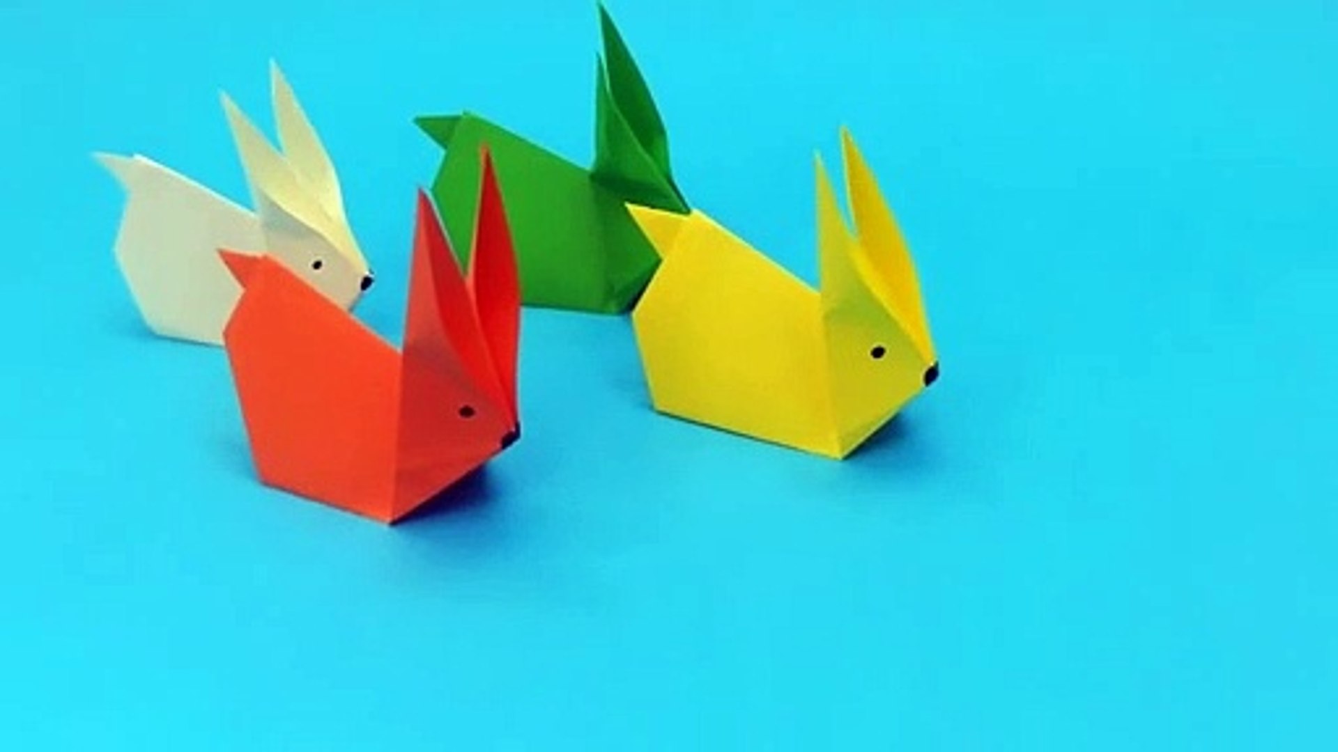 Origami Easy Rabbit Origami Bunny | Easy Foldable Creations