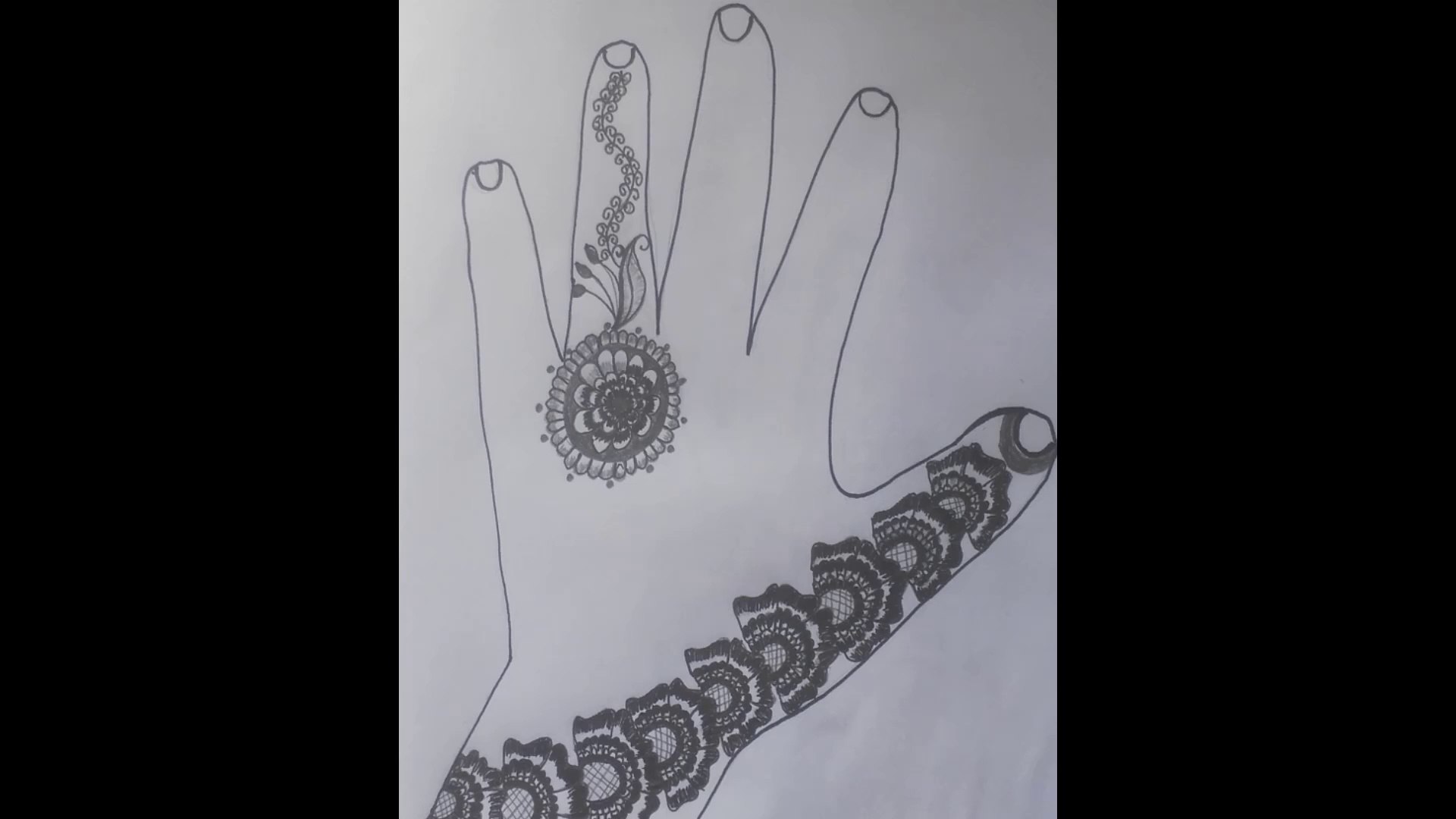 Easy Mehndi Designs Drawings