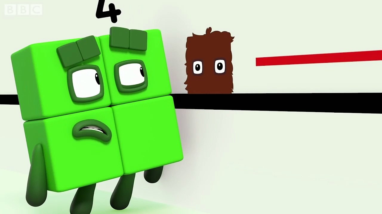 Numberblocks - Four Meets the Other Shapes _ Learn to Count-Vocals ...