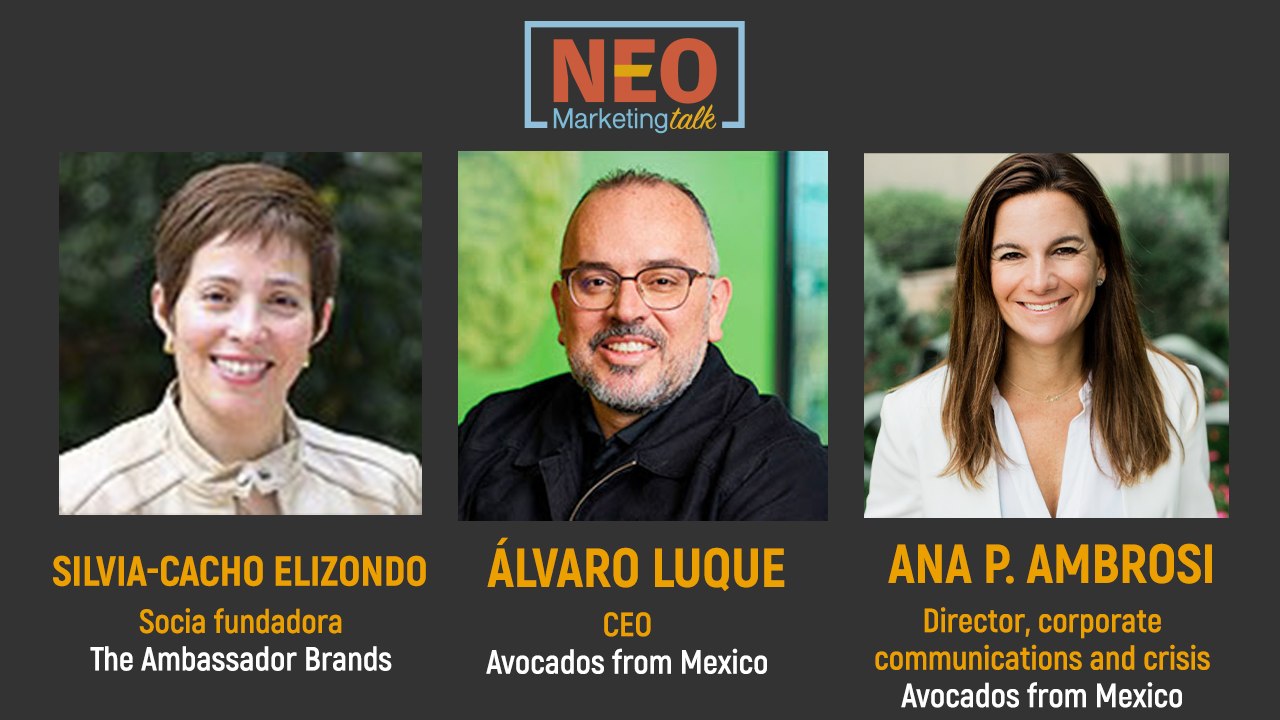 Silvia Cacho-Elizondo, Álvaro Luque y Ana Ambrosi en NEO Marketing Talk ...