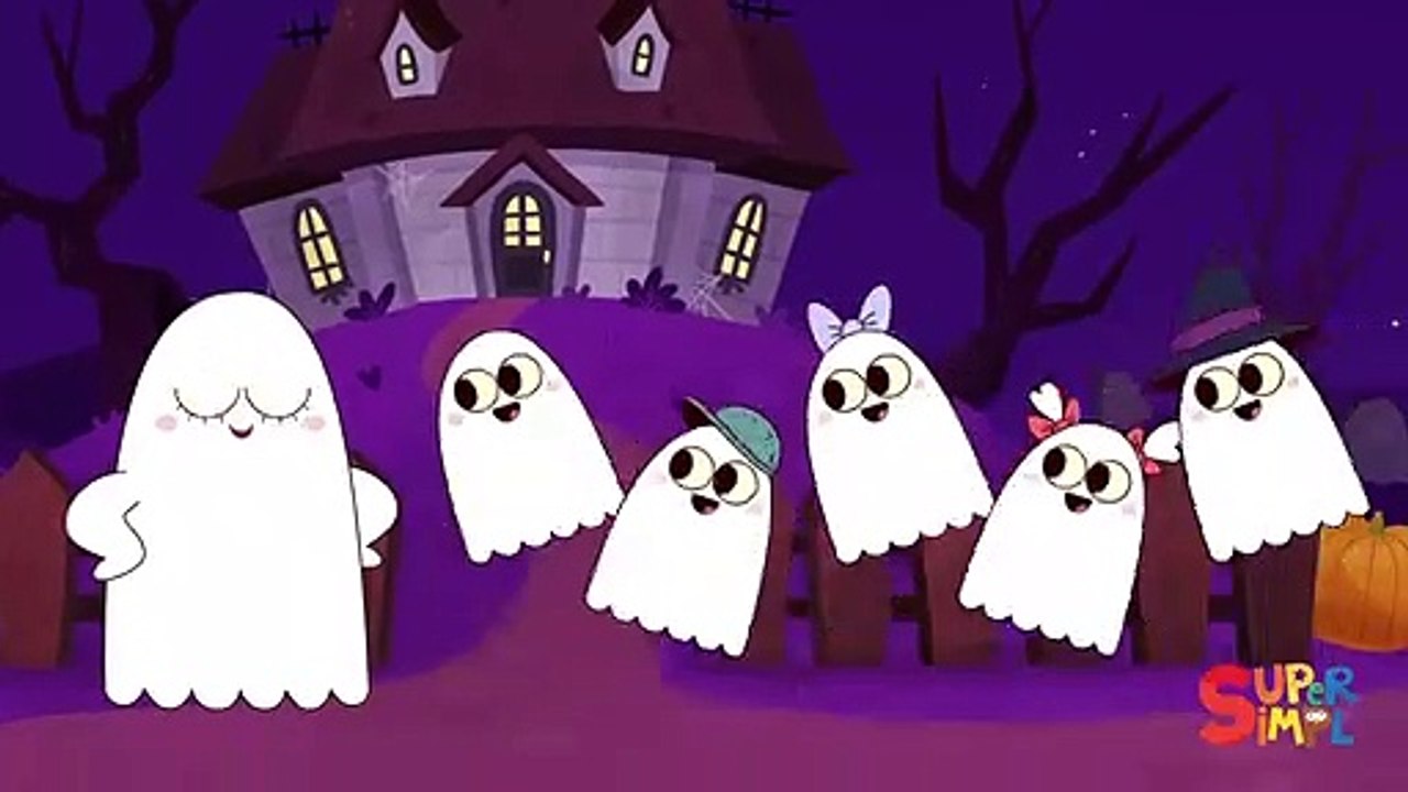 Five Little Ghosts _ Halloween Song for Kids _ Super Simple Songs ...