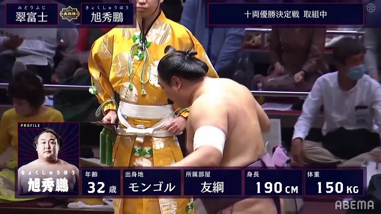Midorifuji vs Kyokushuho - Kyushu 2020, Juryo Yusho - Day 15 - video ...