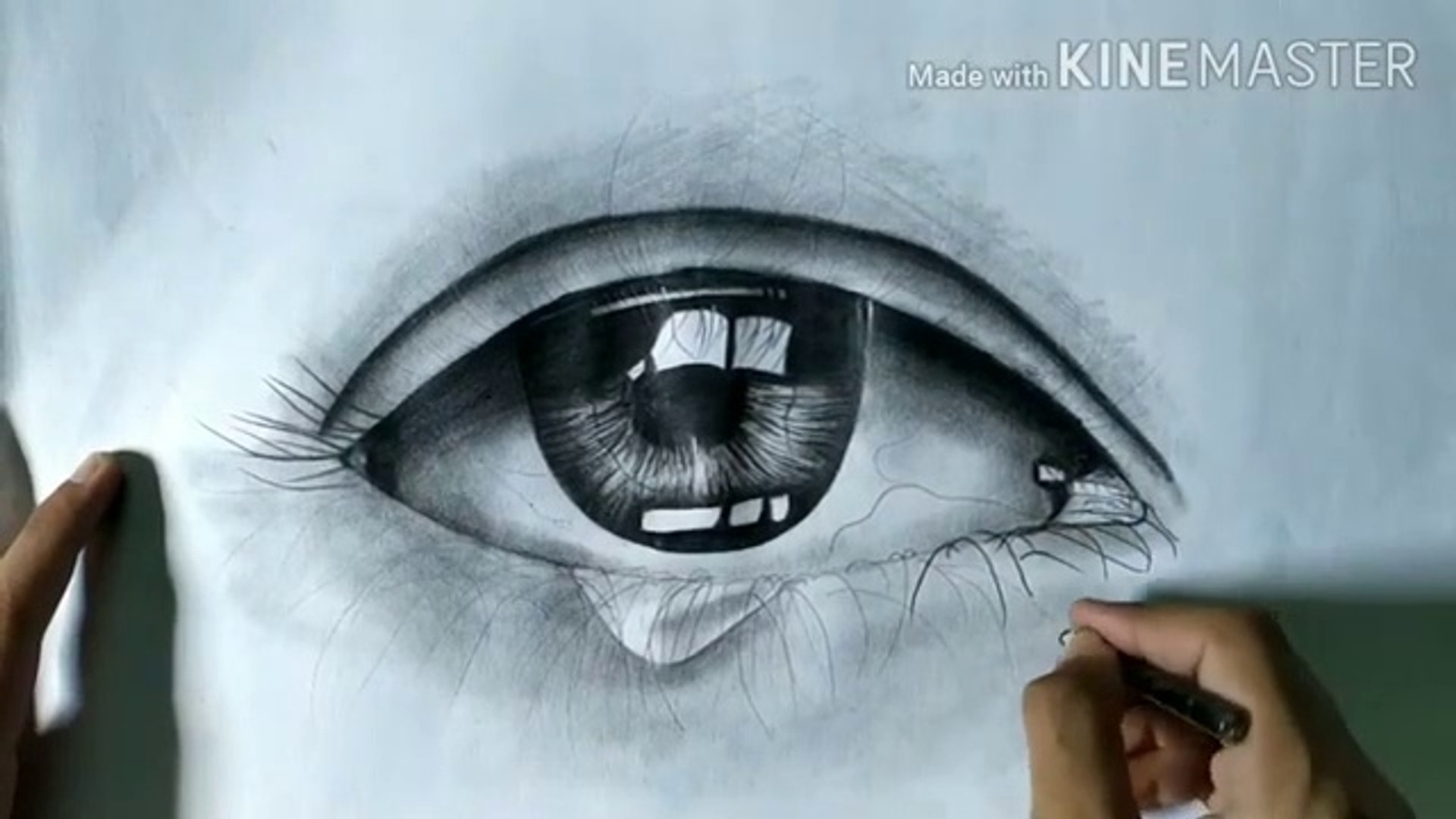 Beautiful Pencil Drawing Eye 𝕄𝕒𝕙𝕚 𝔸𝕣𝕥 | Step By