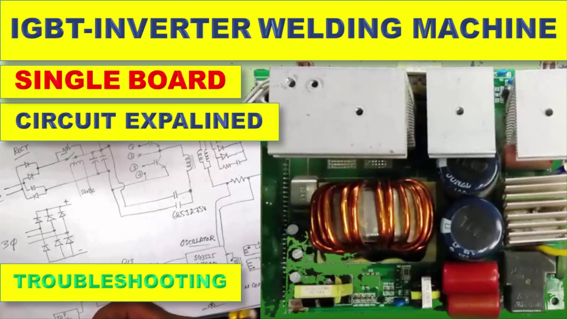 Arc Welding Machine Circuit Diagram SMPS Welding Inverter Circuit