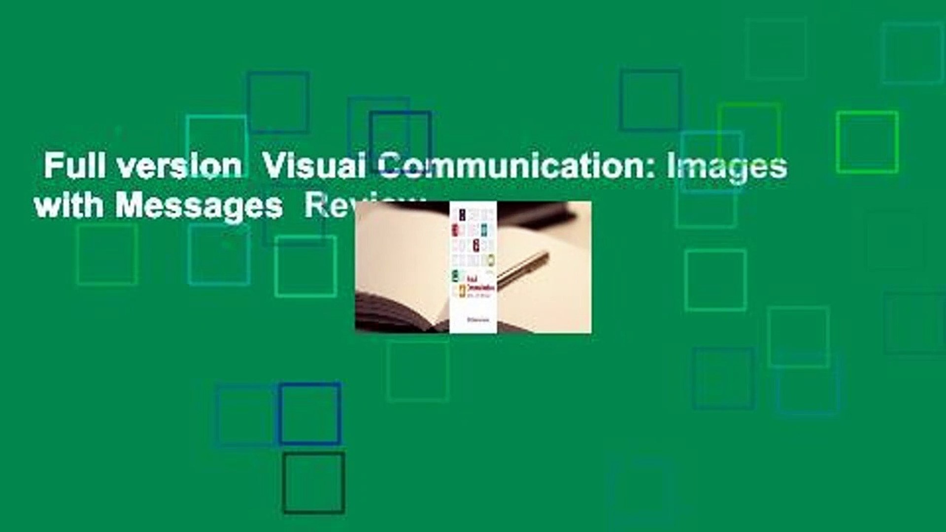 Visual Communication Images With Messages