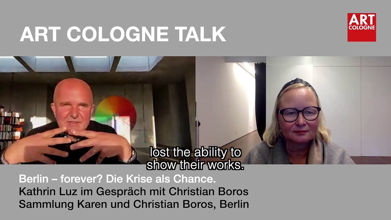 Art Cologne Talk: Christian Boros, Sammlung Karen und Christian Boros ...
