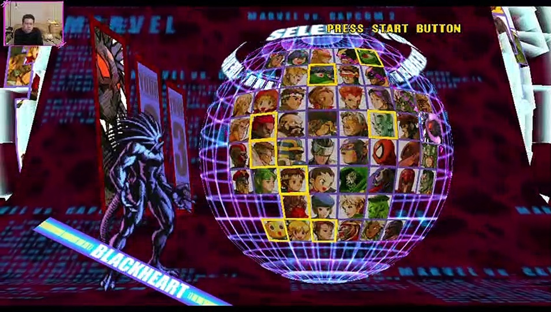Marvel Vs Capcom 2 Character Selection Screen A Good Clean Fight