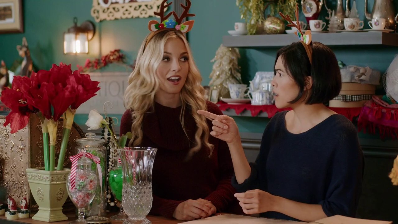 Christmas by Chance movie - Winny Clarke, Jacob Blair, Celine Tsai ...