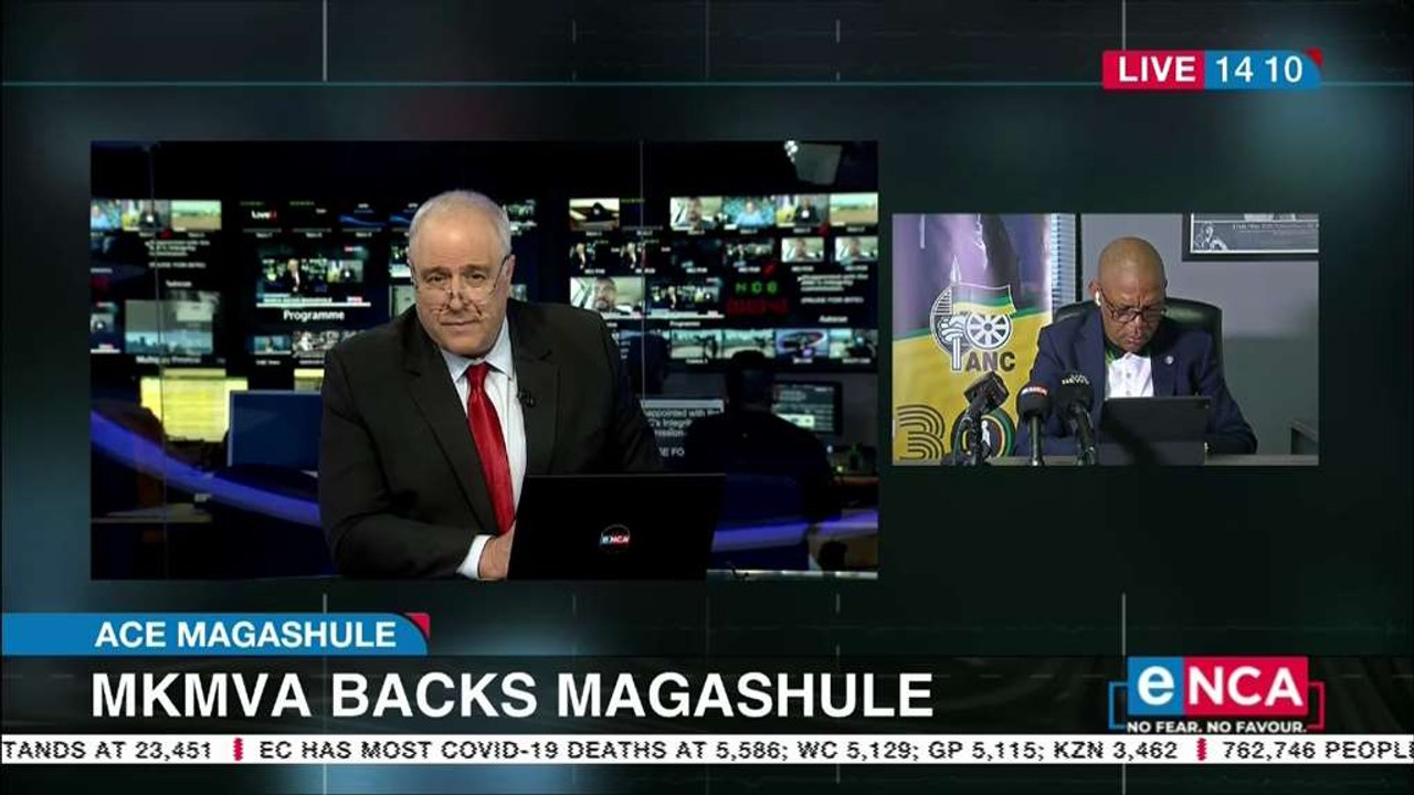 MKMVA backs Magashule - video Dailymotion