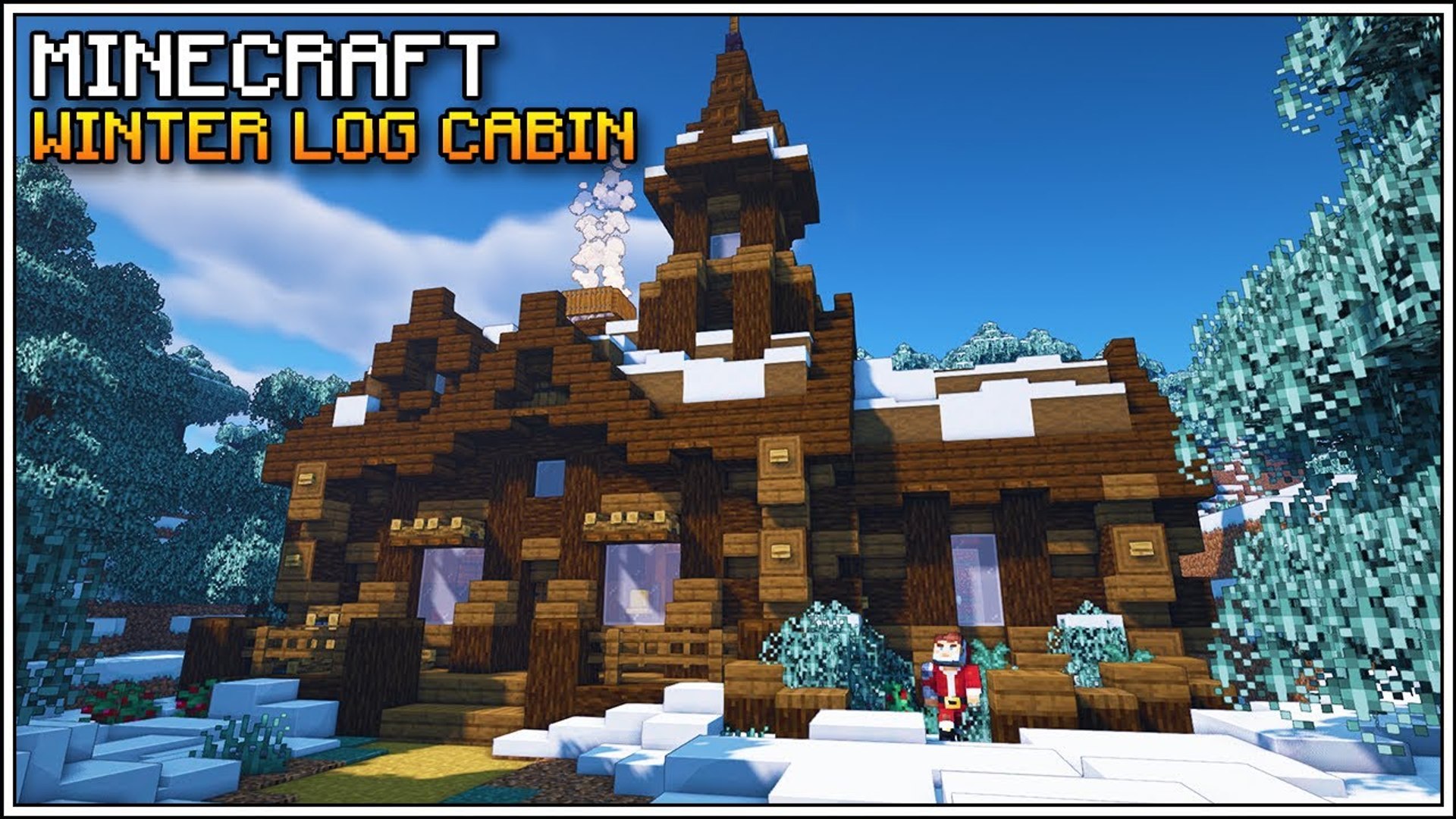 Cabin Log Minecraft House Luxury Log Cabin Homes-WSJ Mansion WSJ