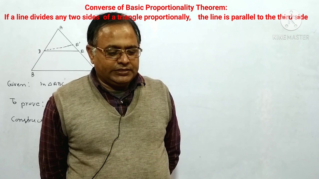 Triangles| L-3| Converse of Basic Proportionality theorem|Class 10 ...
