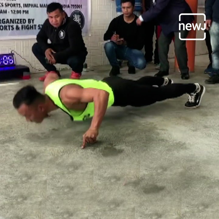 Manipur Lad Breaks World Record, Attempts 85 Four Finger Push-Ups In ...